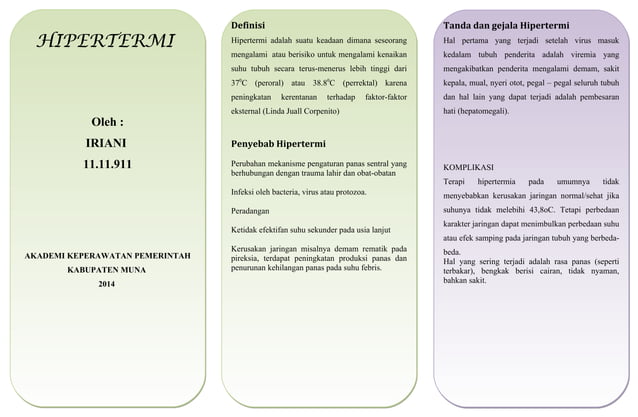 Leaflet hipertermi | DOC