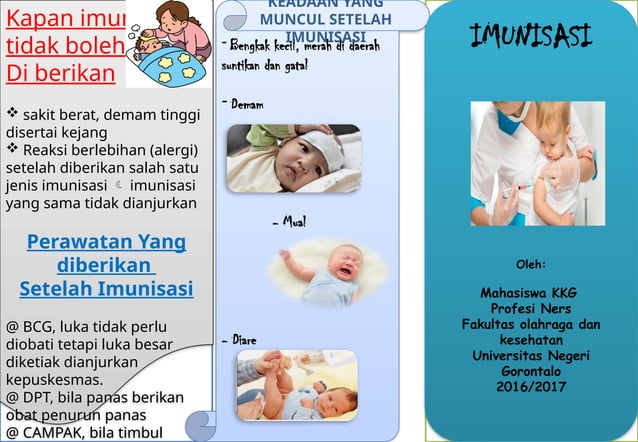 Leaflet IMUNISASI.pptxhgggjhgjhvhvhvbhggj | PPT