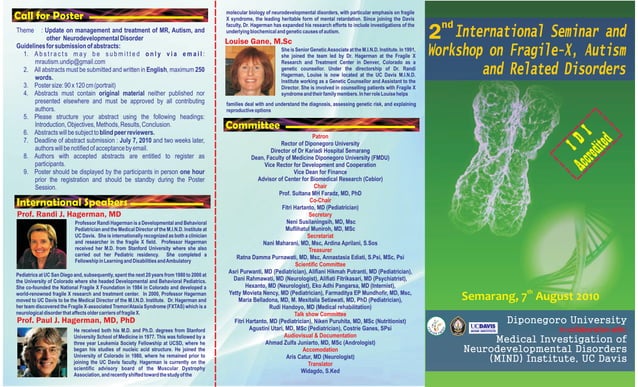 Leaflet International Seminar On Autism Final | PPT