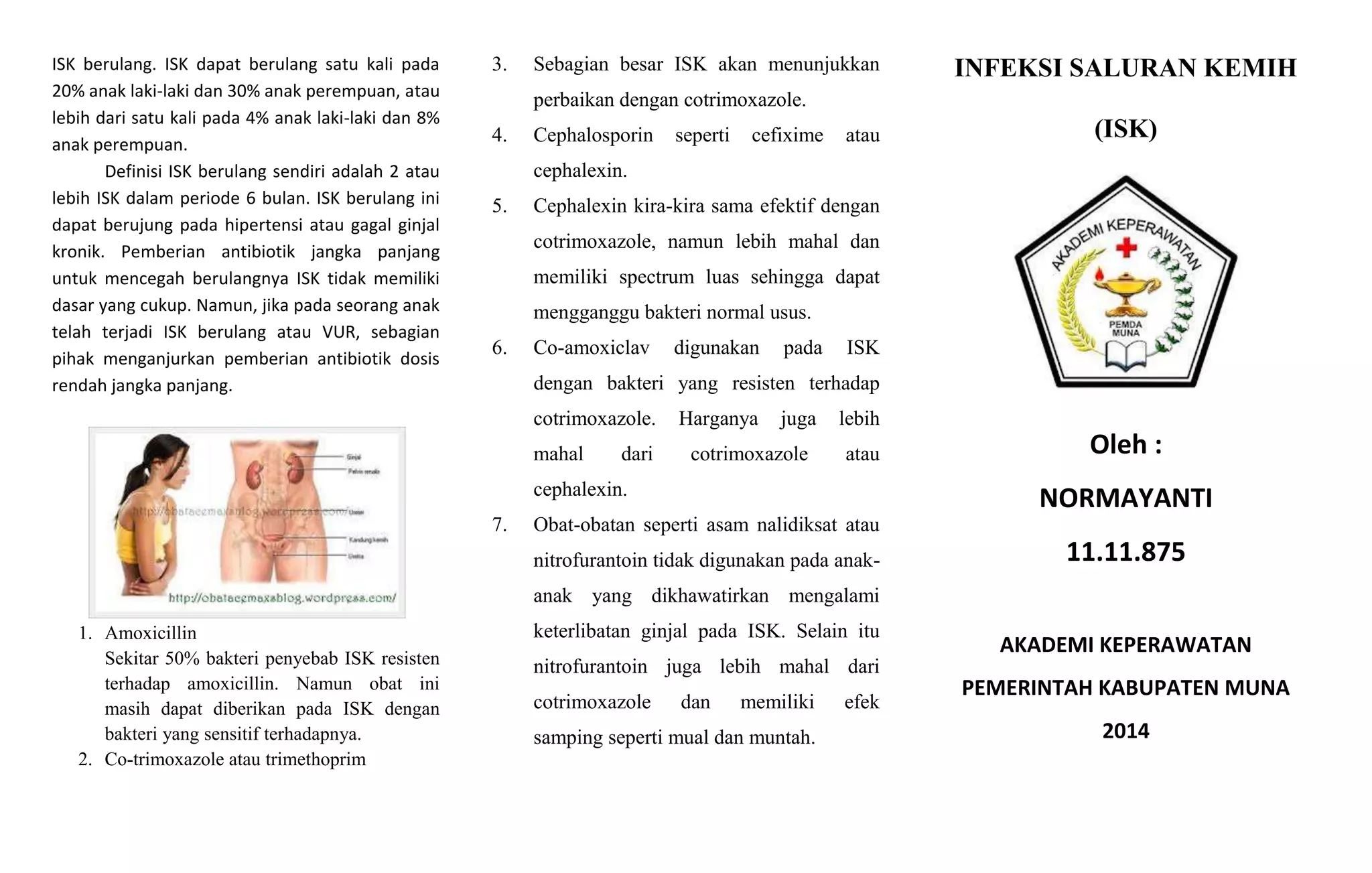 Leaflet isk akper raha | DOCX