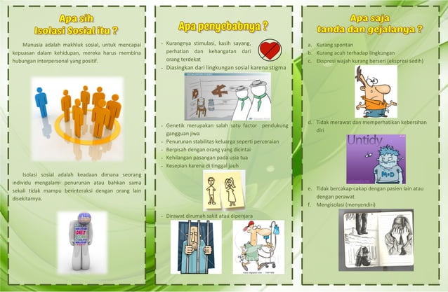 Leaflet Isolasi sosial | PDF