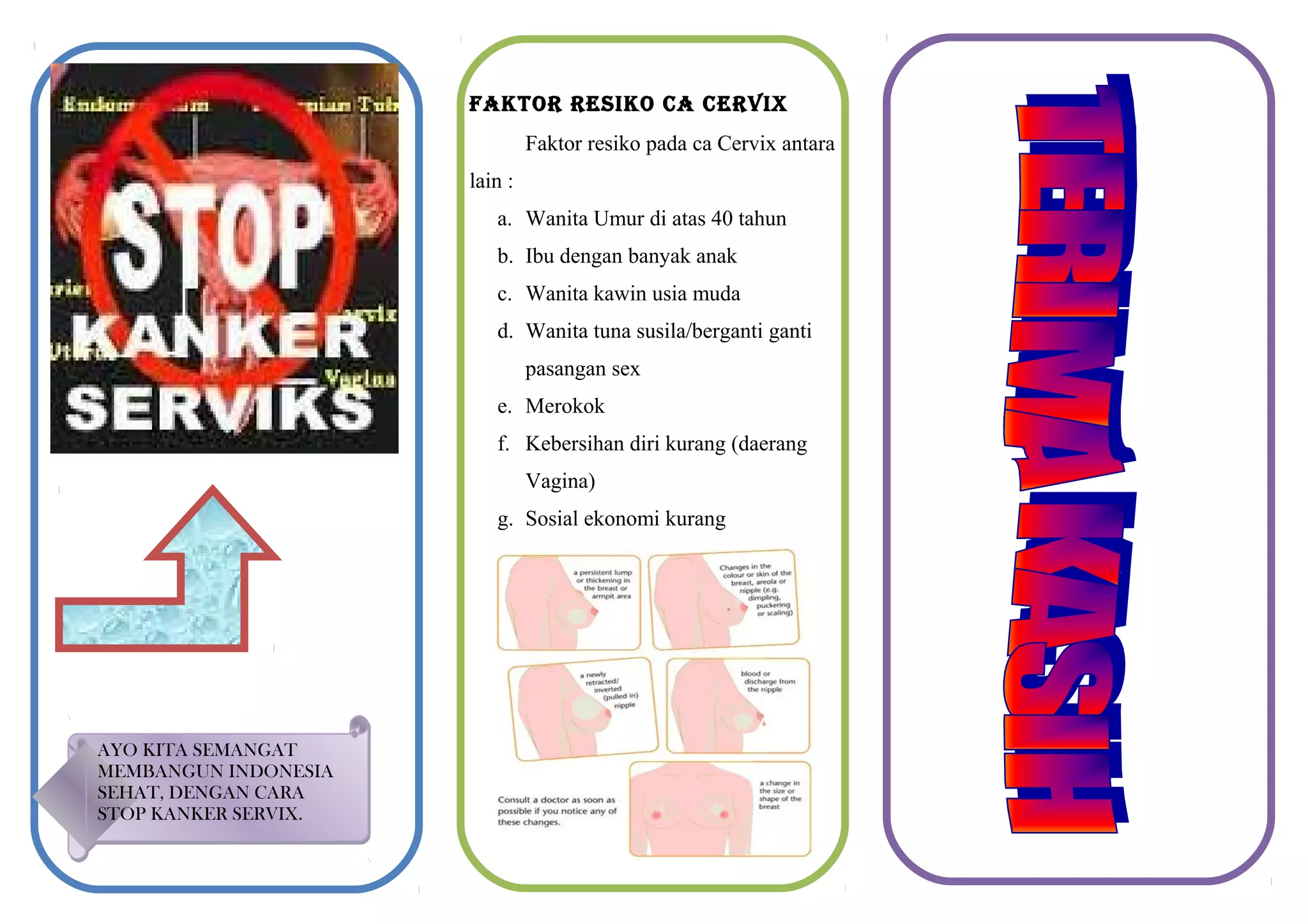 Leaflet kanker rahim akper pemda muna | DOC
