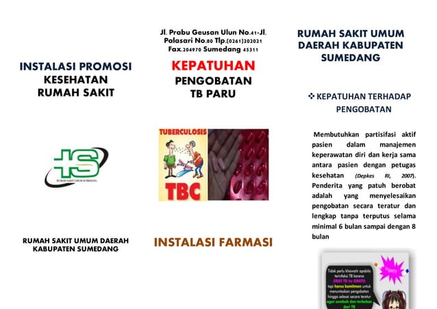 Leaflet kepatuhan obat tbc | DOCX