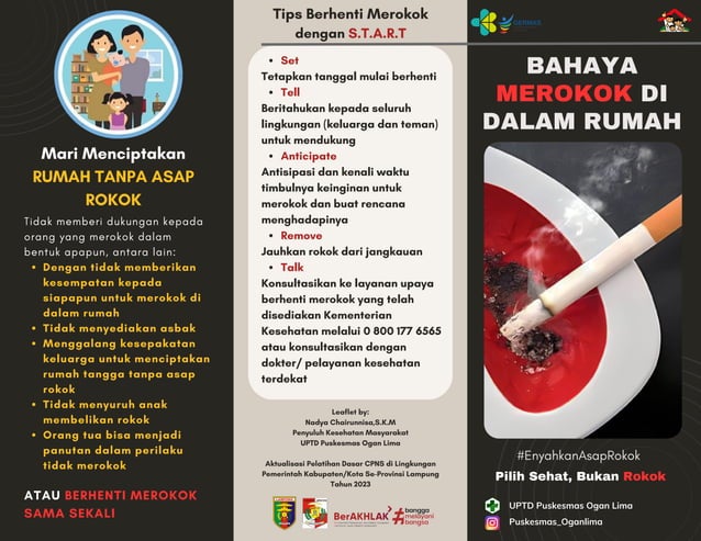 Leaflet Bahaya Merokok Di Dalam Rumah 123 Pdf