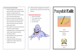 Leaflet penyakit kulit | DOC