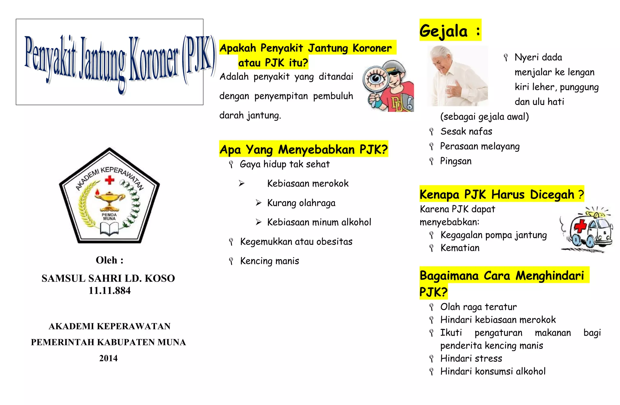 Leaflet pjk akper muna | PPT
