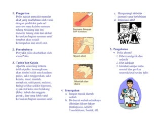 Leaflet polio | PPT