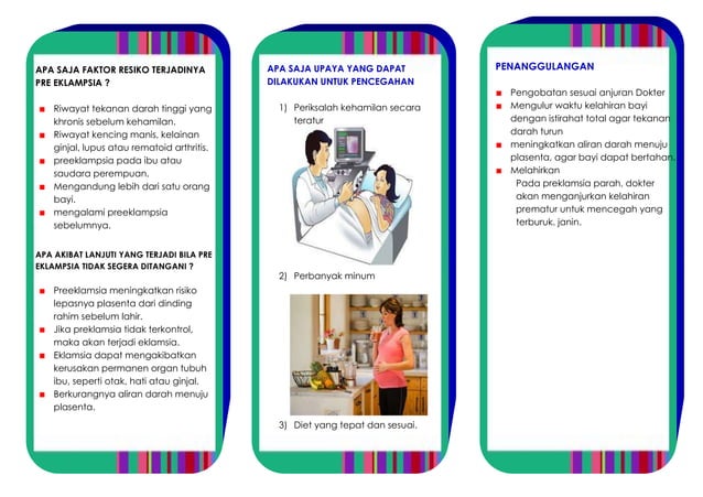 Leaflet preklamsia | DOCX