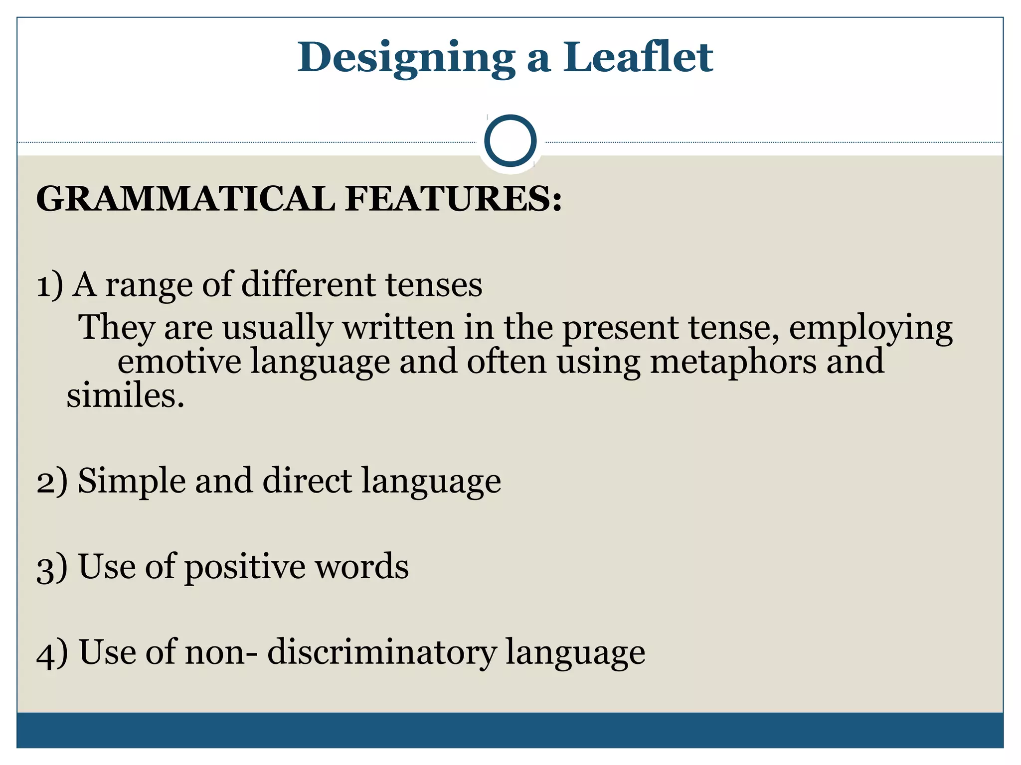 Leaflet Writing presentation | PPT