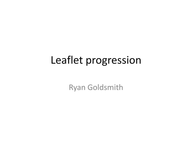 Leaflet progression | PPTX