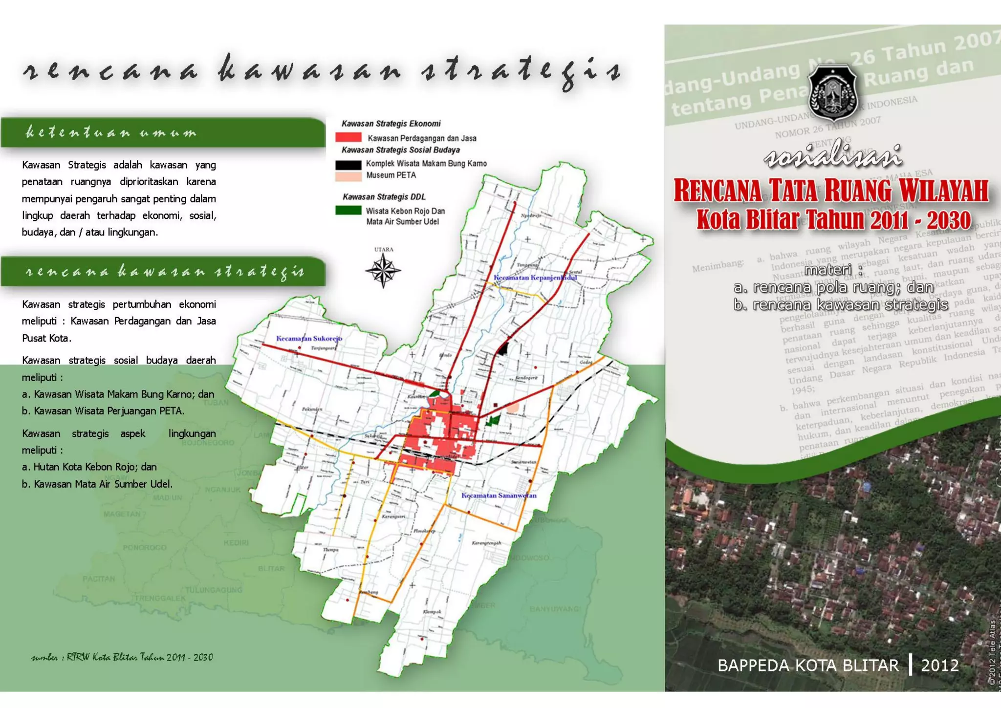 Leaflet RTRW Kota Blitar | PDF