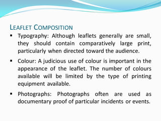 Leaflets and Brochures | PDF