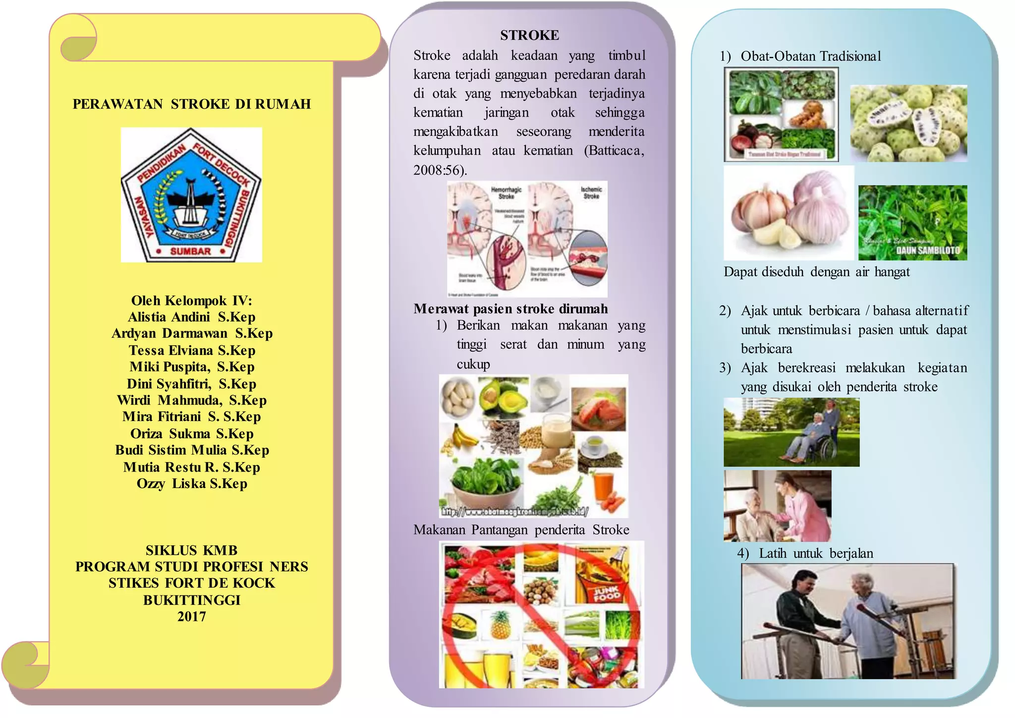 Leaflet sap penyuluhan kmb ii | DOCX