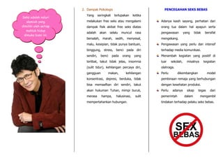 Leaflet seks bebas akper pemkab muna | DOCX