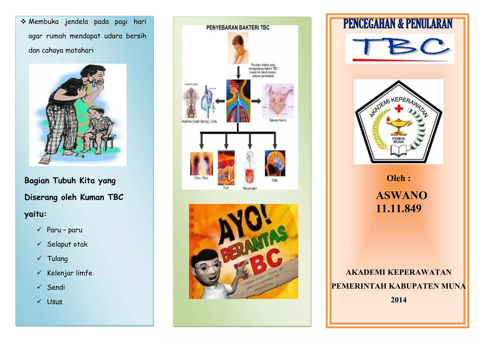 Leaflet tbc akper muna 2 | DOCX