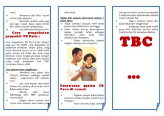 Leaflet tbc akper raha 2 | DOC