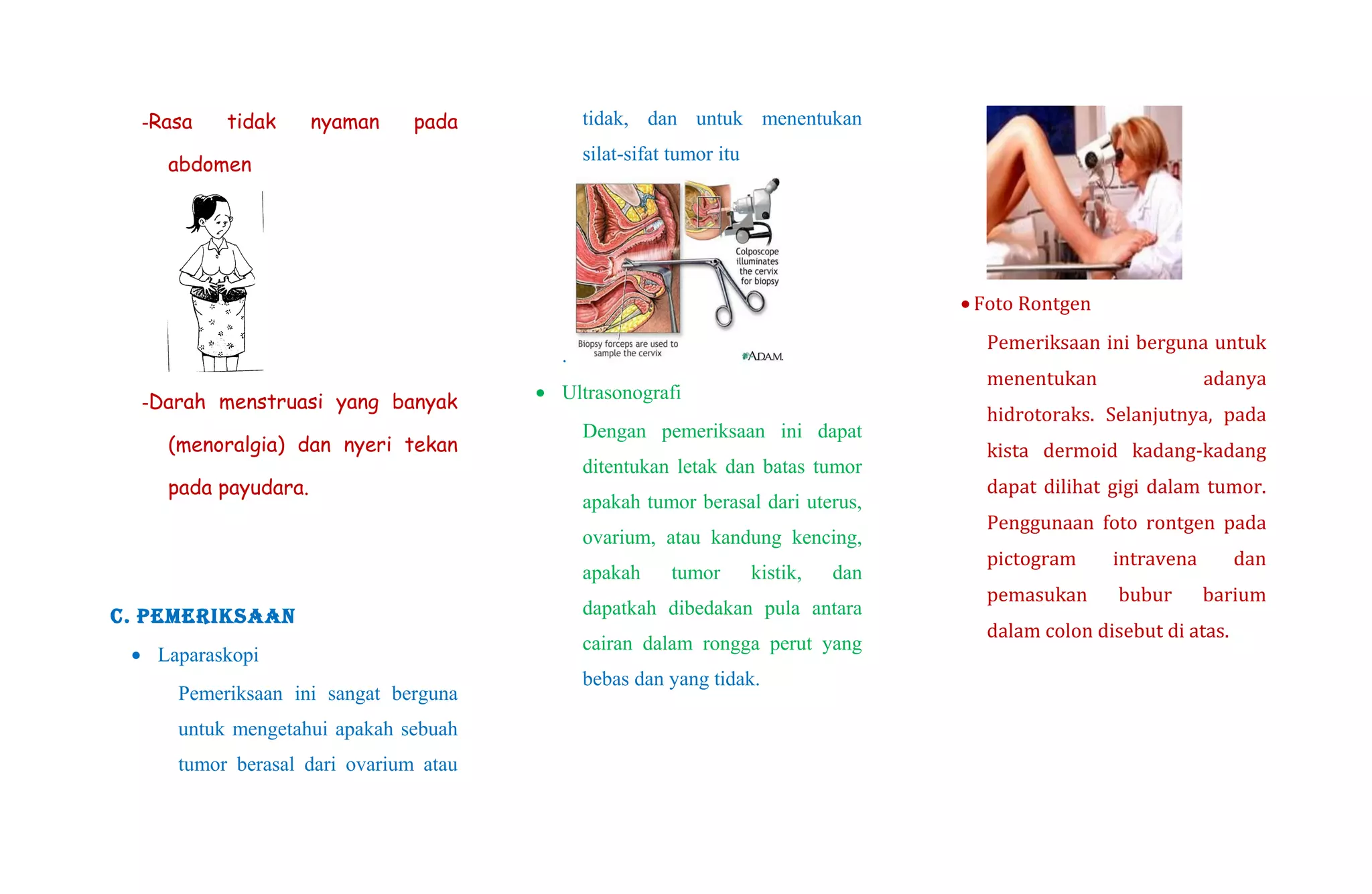 Leaflet tumor service | DOC