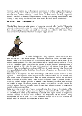 Leaf litter decomposition in agroforestry system | DOCX