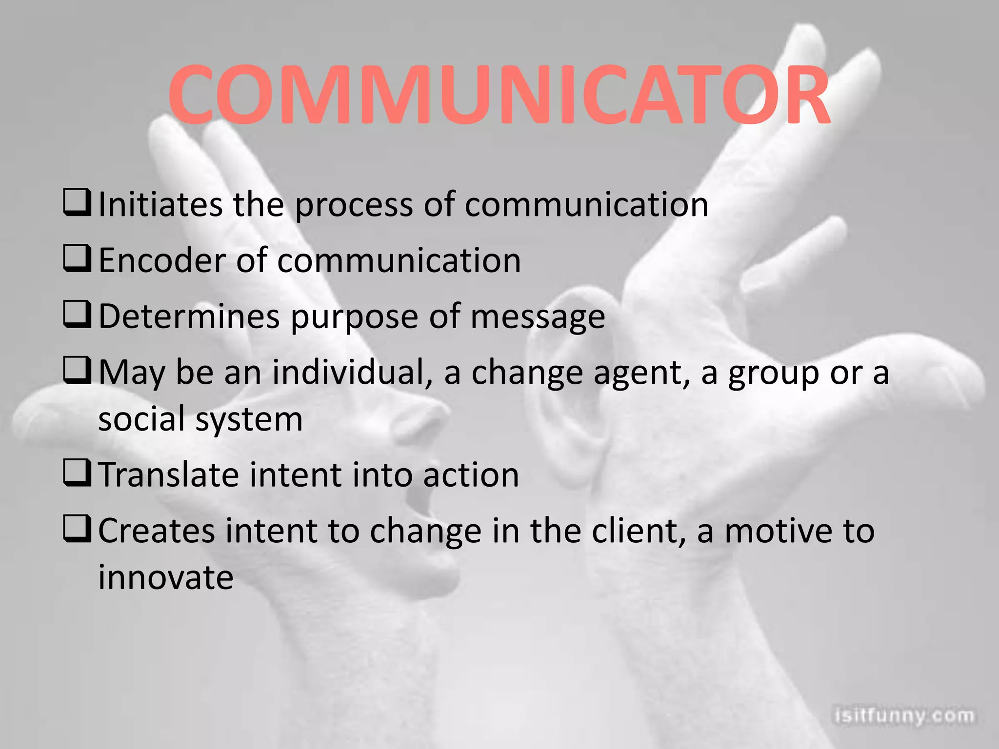 Leagens model of communication | PPTX