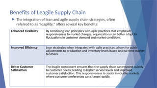 Lean and Agile Supply Chain Management, Article Review.pptx | Logistics | Business