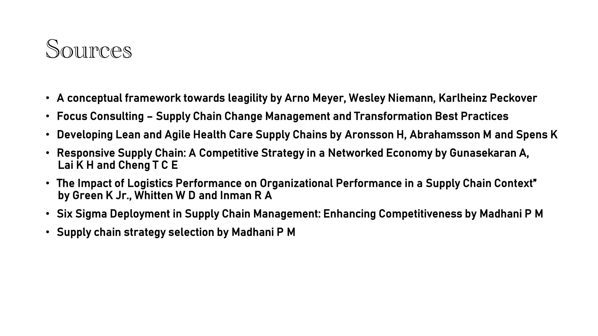 Leagile Supply Chain Transformation And Strategies Pdf