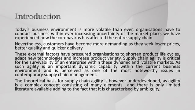 Leagile Supply Chain Transformation And Strategies Ppt