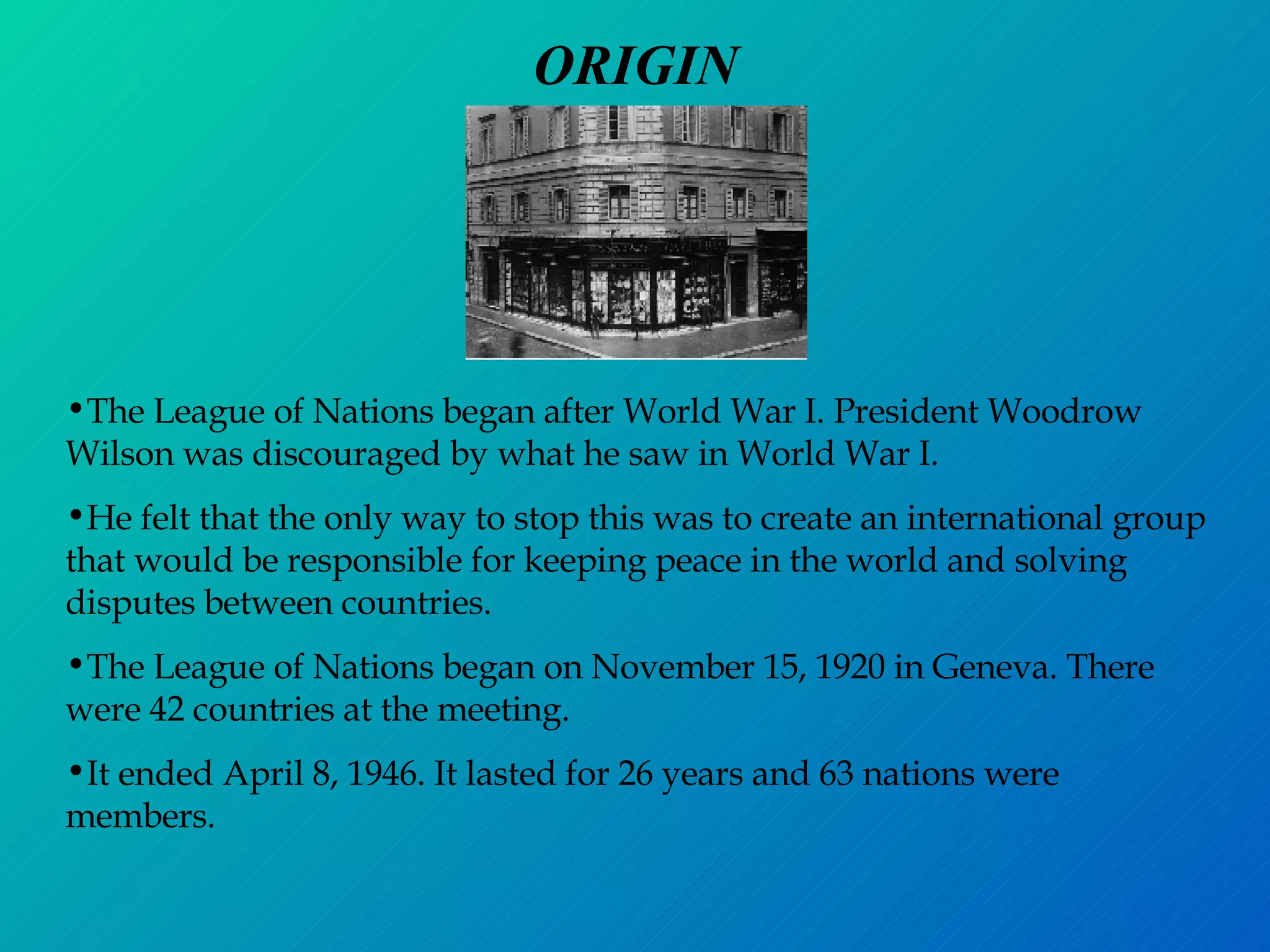 League Of Nations | PPT