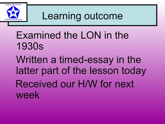 League of Nations 1930s | PPT