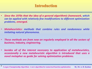 League championship algorithm | PPT