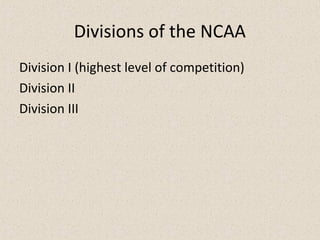League focus powerpoint ncaa | PPT