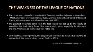 League of nations | PPTX