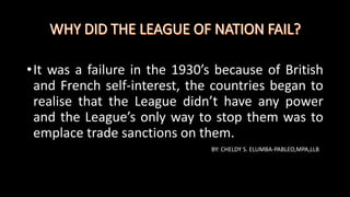 League of nations | PPTX
