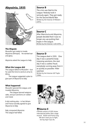 League of nations student booklet | DOCX | Death, Injury, or Military ...