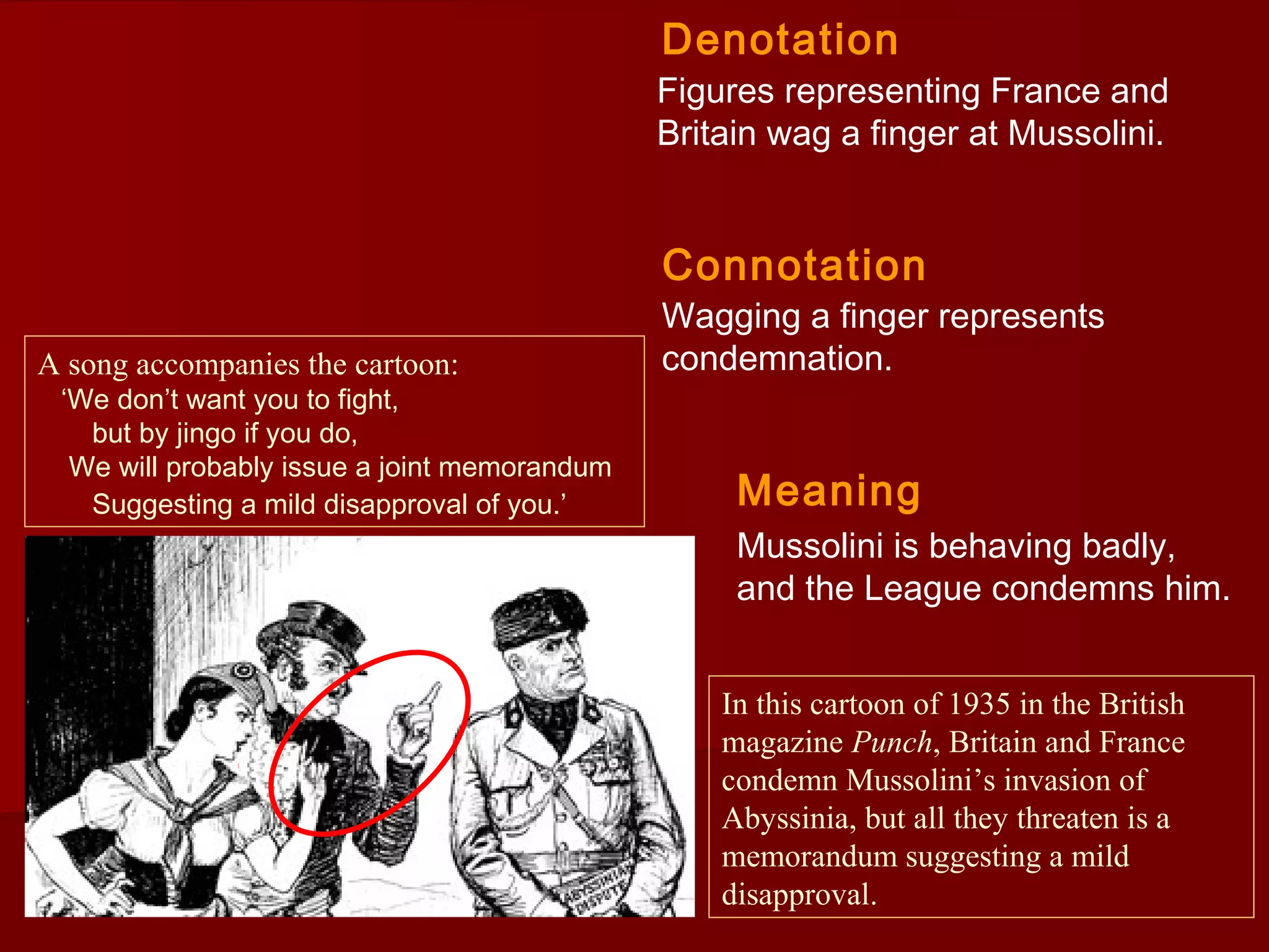 Abyssinia cartoon interpretation | PPS