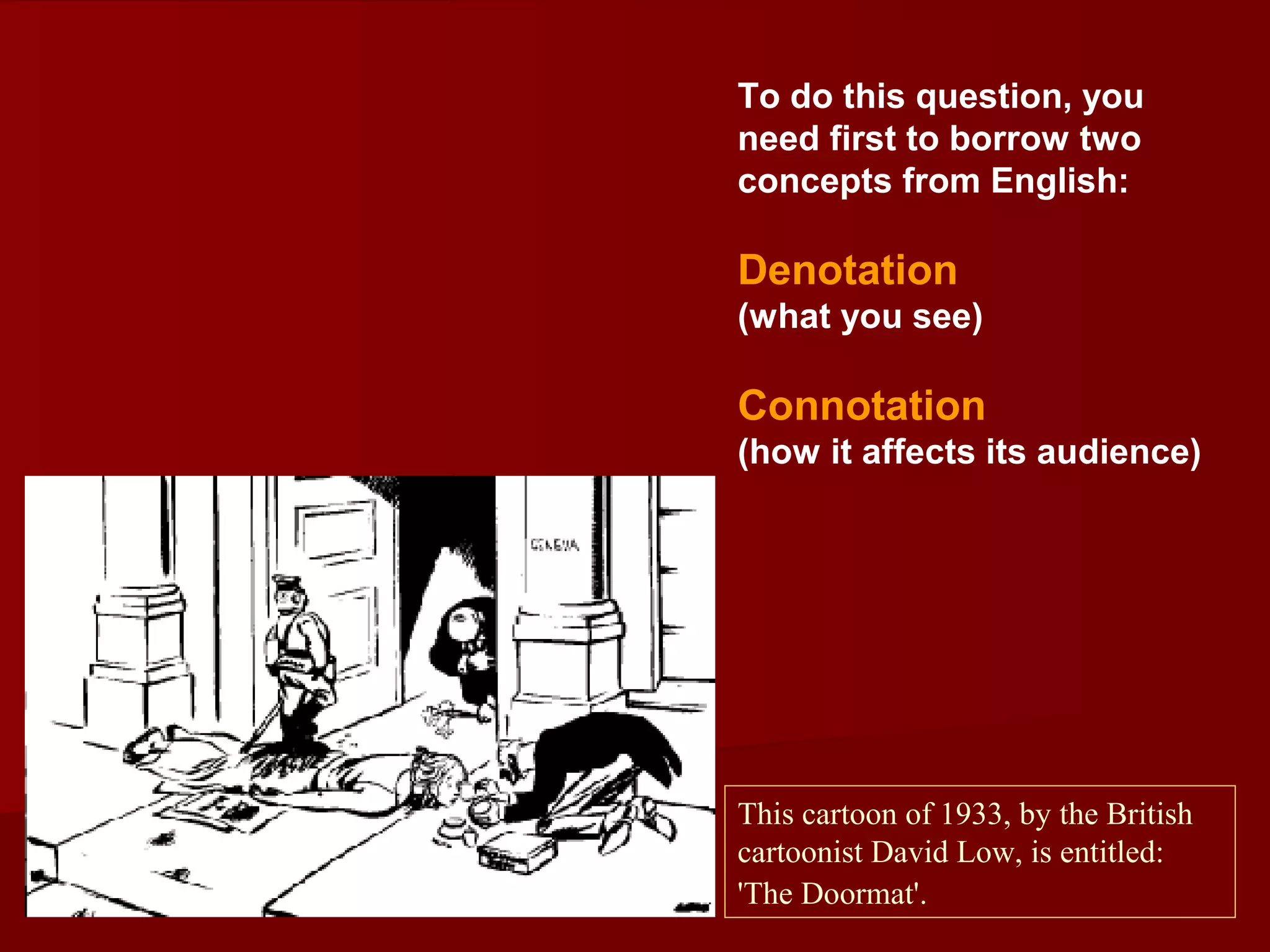 Manchuria Cartoon interpretation | PPS
