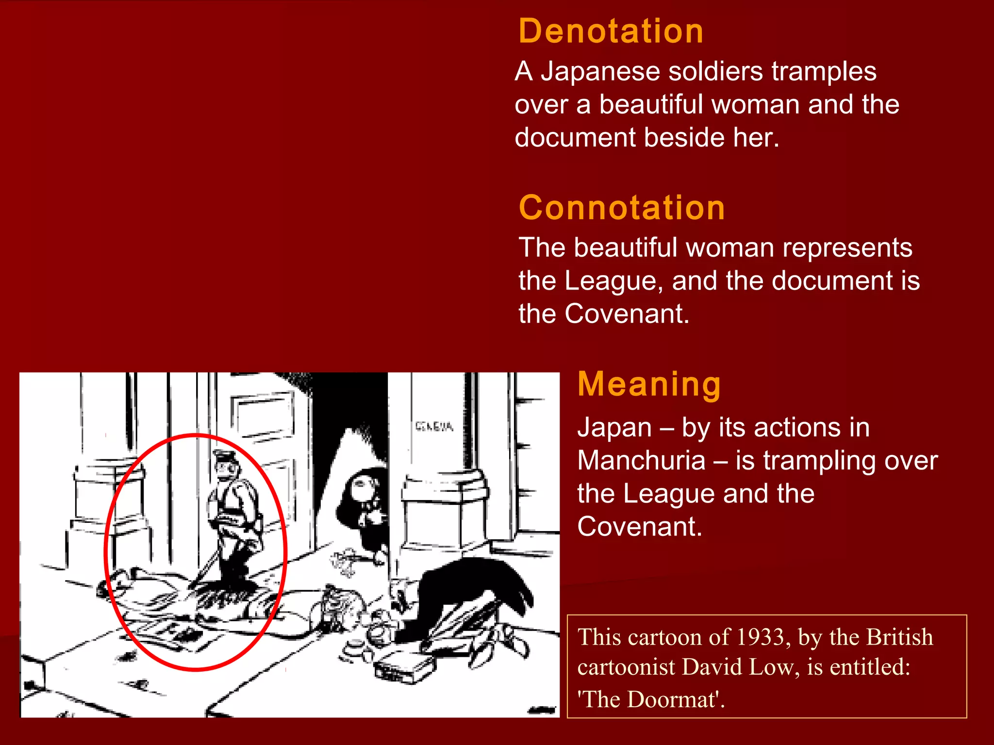 Manchuria Cartoon interpretation | PPS