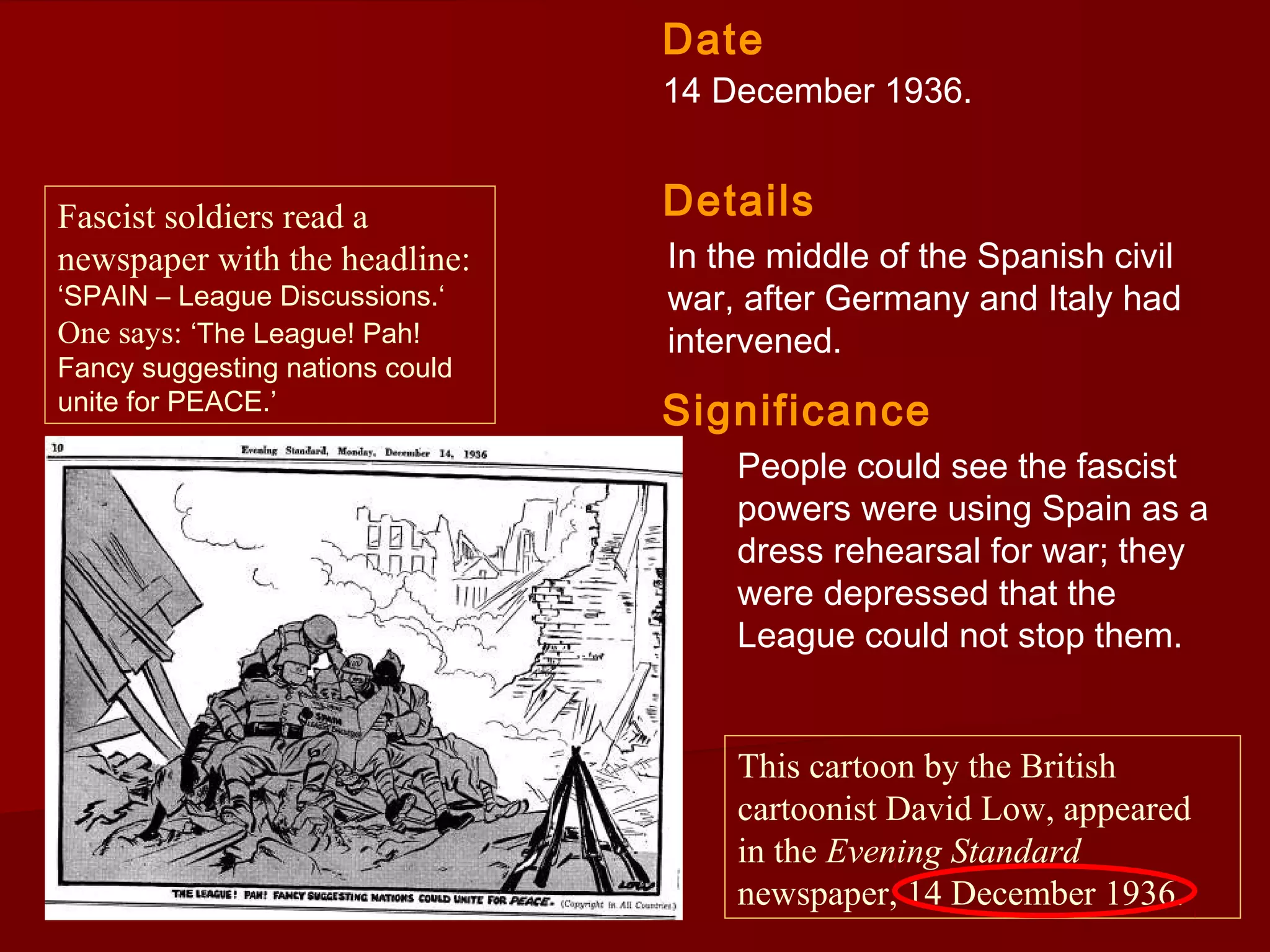 League of nations failure cartoon analysis | PPS