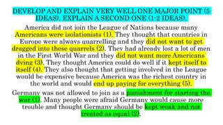 IGCSE EXAM PRACTICE - LEAGUE OF NATIONS - QUESTIONS AND ANSWERS | PPTX