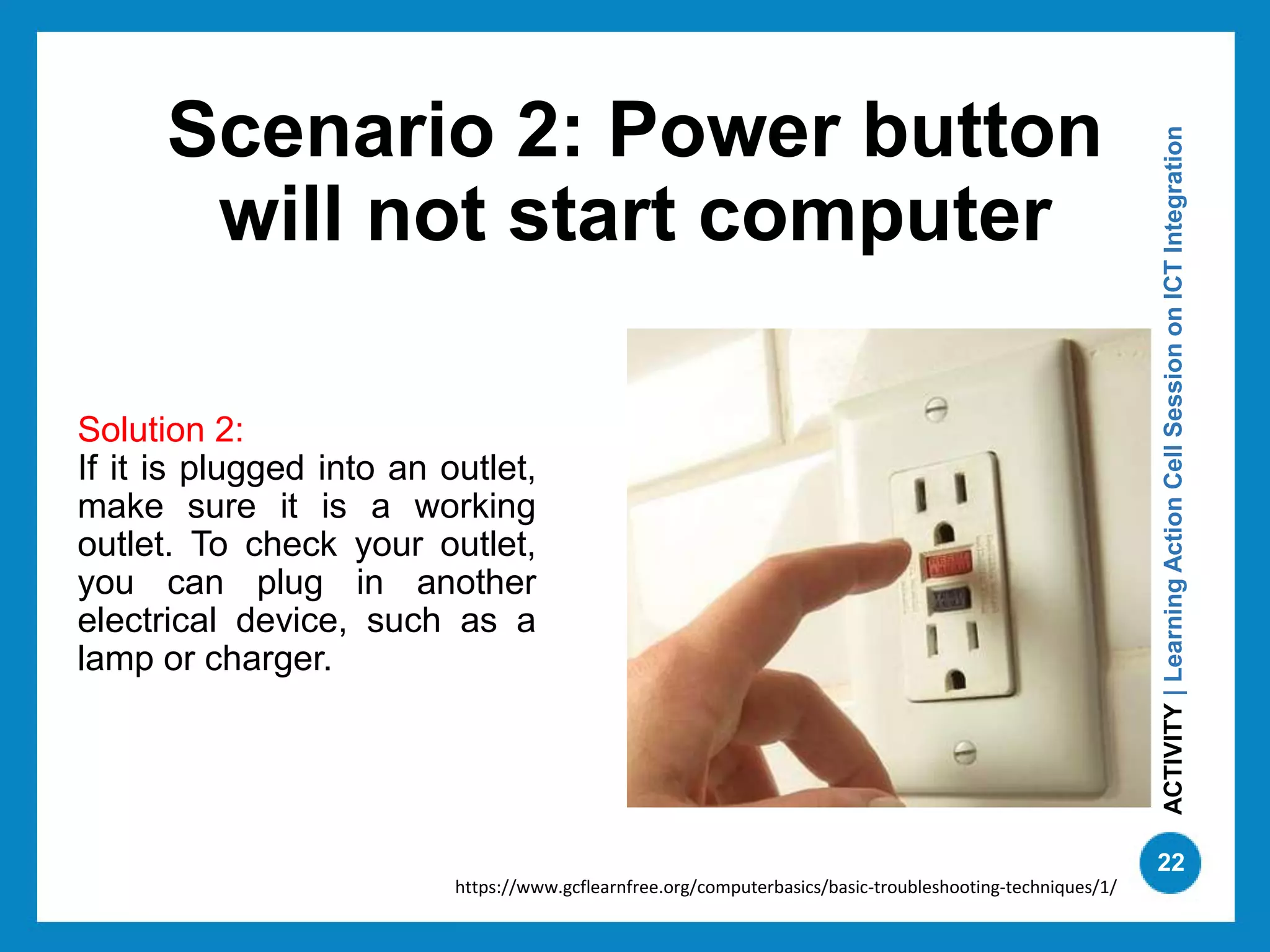 Leah Aton - Basic troubleshooting techniques.pptx | IT and Internet Support | Internet