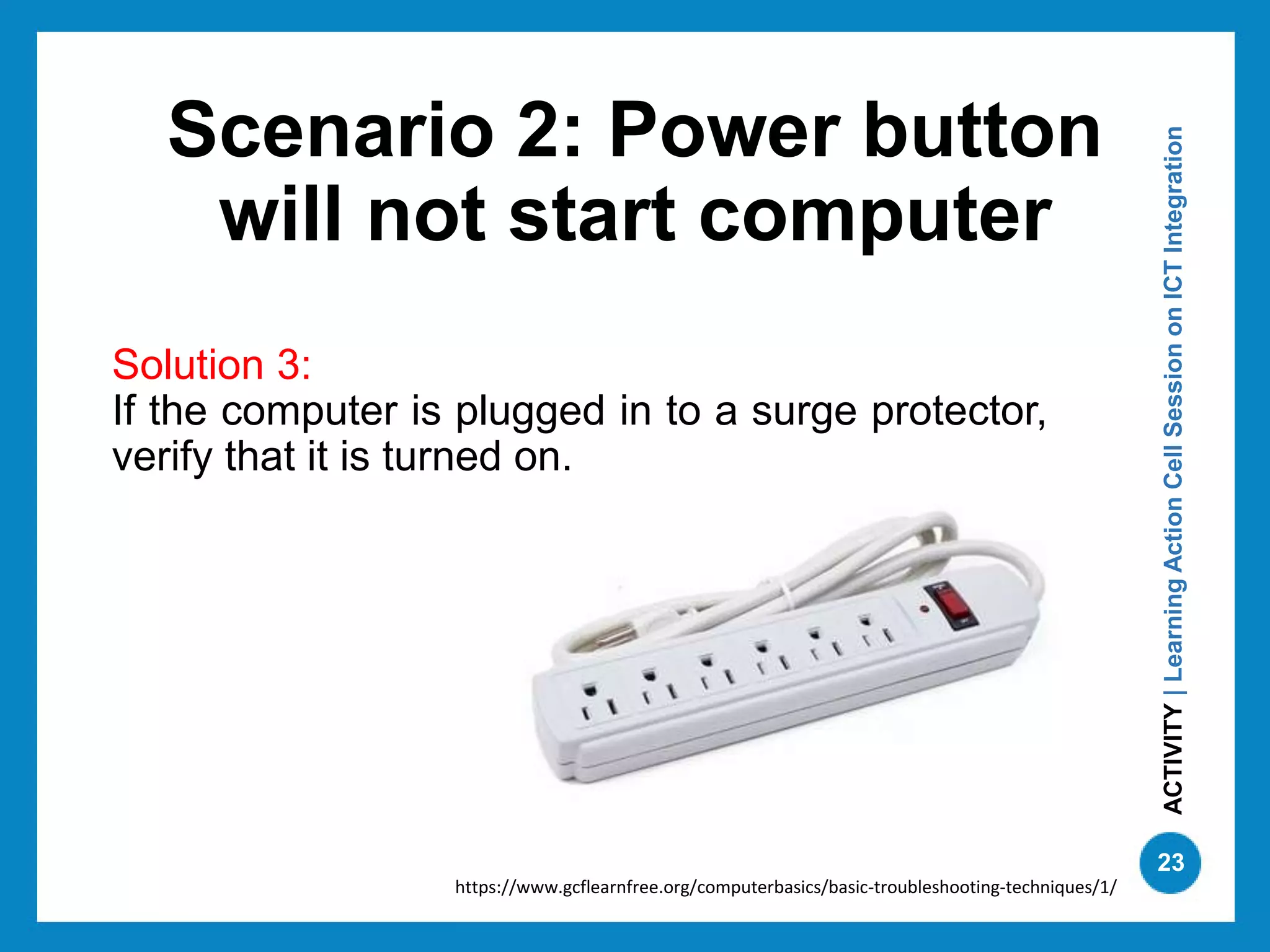 Leah Aton - Basic troubleshooting techniques.pptx | IT and Internet Support | Internet