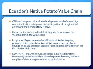 Policy: Inclusion, empowerment, and the social impact of Ecuador’s ...