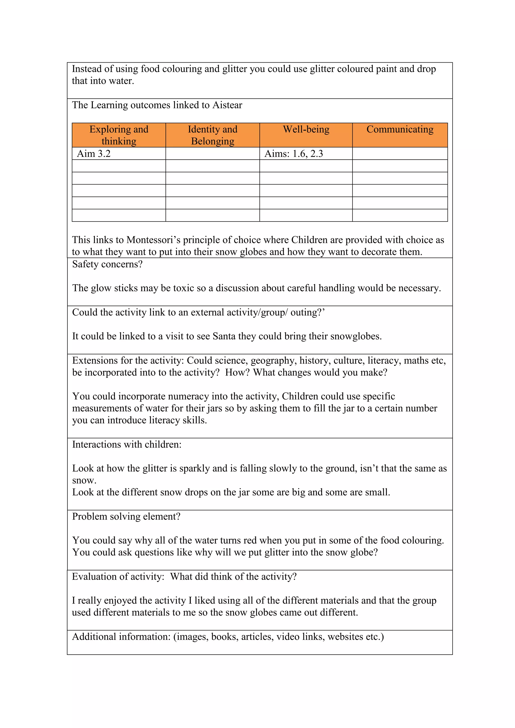 Snow Globes | PDF
