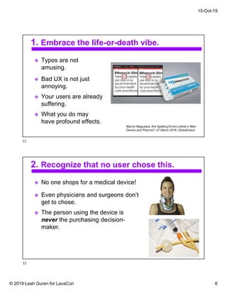 When Content Meets Medical: Do You Need a Crash Course for That Crash Cart? | Leah Guren | PDF