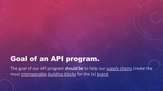 Designing a Future-proof API Program | PPTX | Programming Languages ...