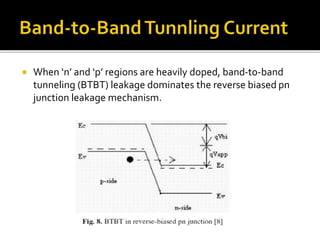 Leakage effects in mos-fets | PPTX