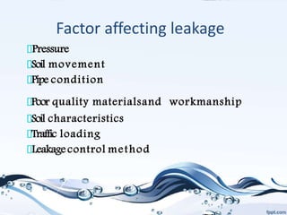 Leakage and spill | PPTX