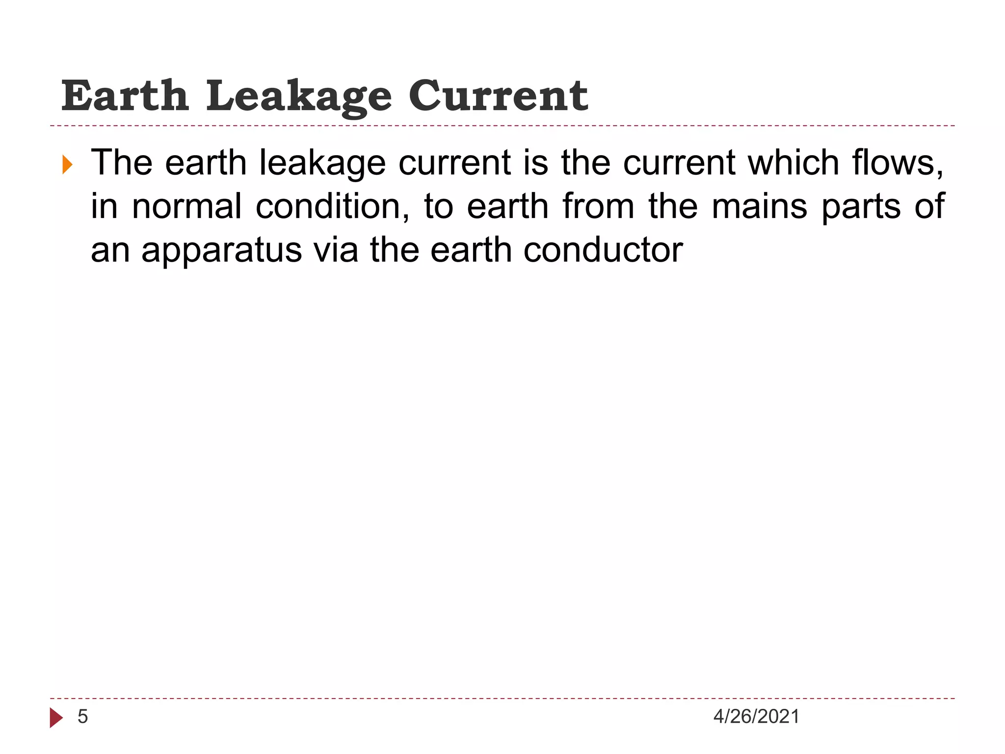 Leakage current | PPTX