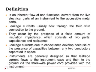 Leakage current | PPTX