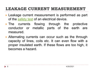 Leakage current | PPTX