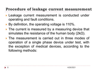 Leakage current | PPTX